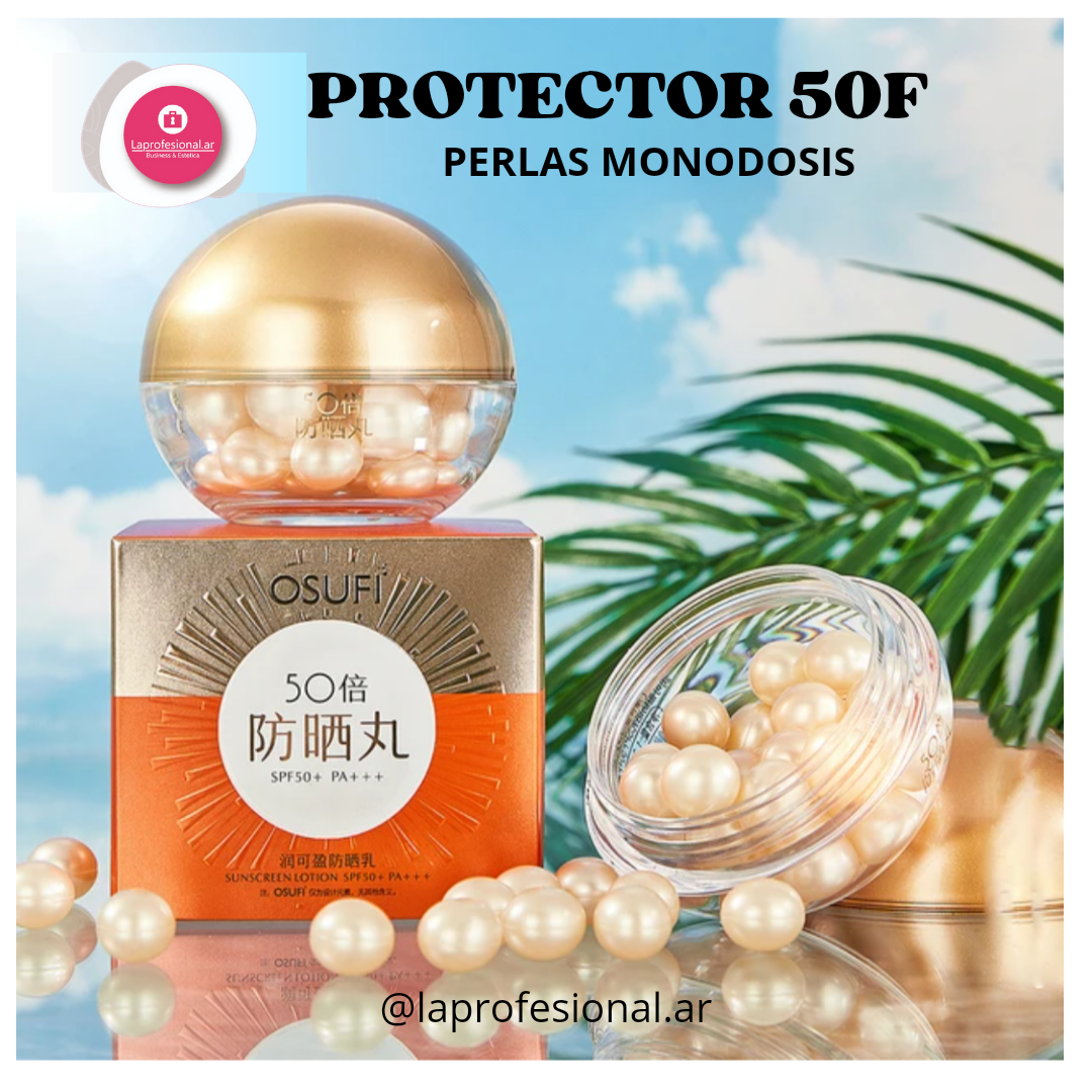 PROTECTOR SOLAR 50F PERLAS MONODOSIS – La Profesional – Business ...
