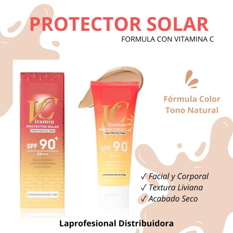 PROTECTOR SOLAR VITAMINA C 90 FPS – La Profesional – Business ...