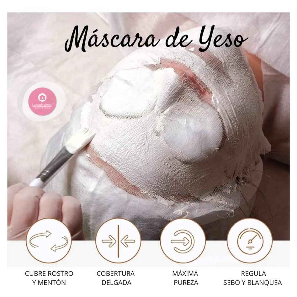 MASCARA DE YESO – La Profesional – Business & Estética – Córdoba, Arg