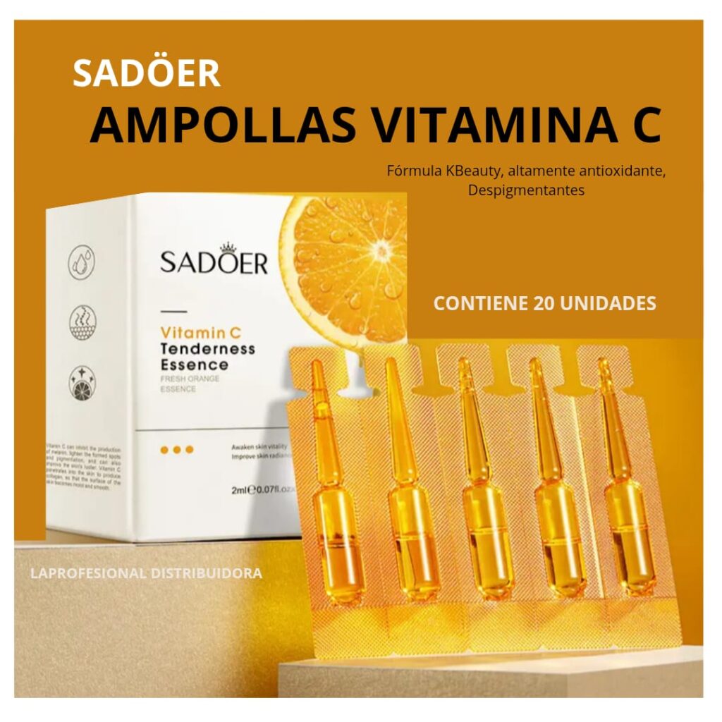 AMPOLLA DE VITAMINA C SADOER (UNIDAD) – La Profesional – Business & Estética – Córdoba, Arg