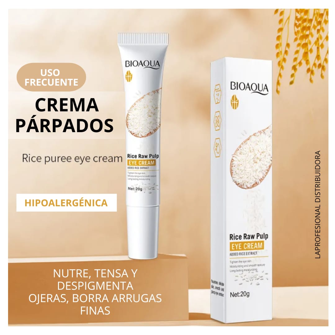 CREMA PARPADOS PULPA DE ARROZ BIOAQUA – La Profesional – Business & Estética – Córdoba, Arg